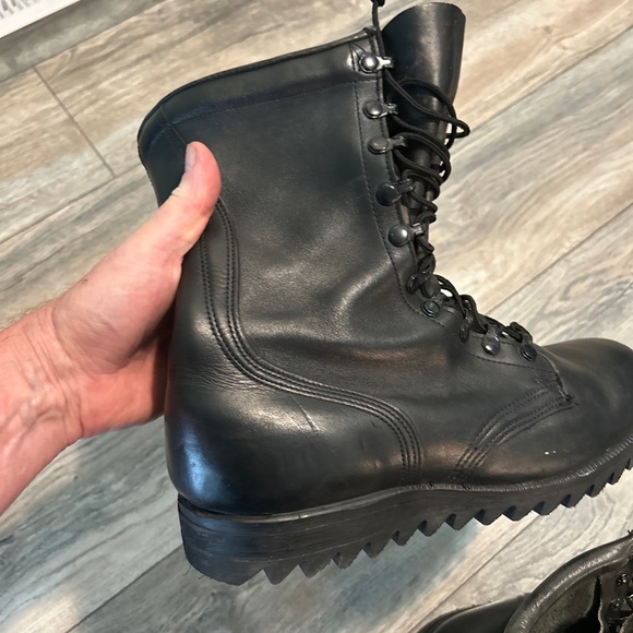 Nathan Hack | Shoes | Vintage Nathan Hack Ripple Sole Black Military ...